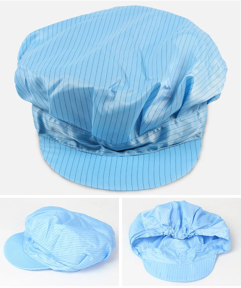 Anti-static Hat For Cleanroom Lint Free Esd Work Cap Manufacturer - Buy ...