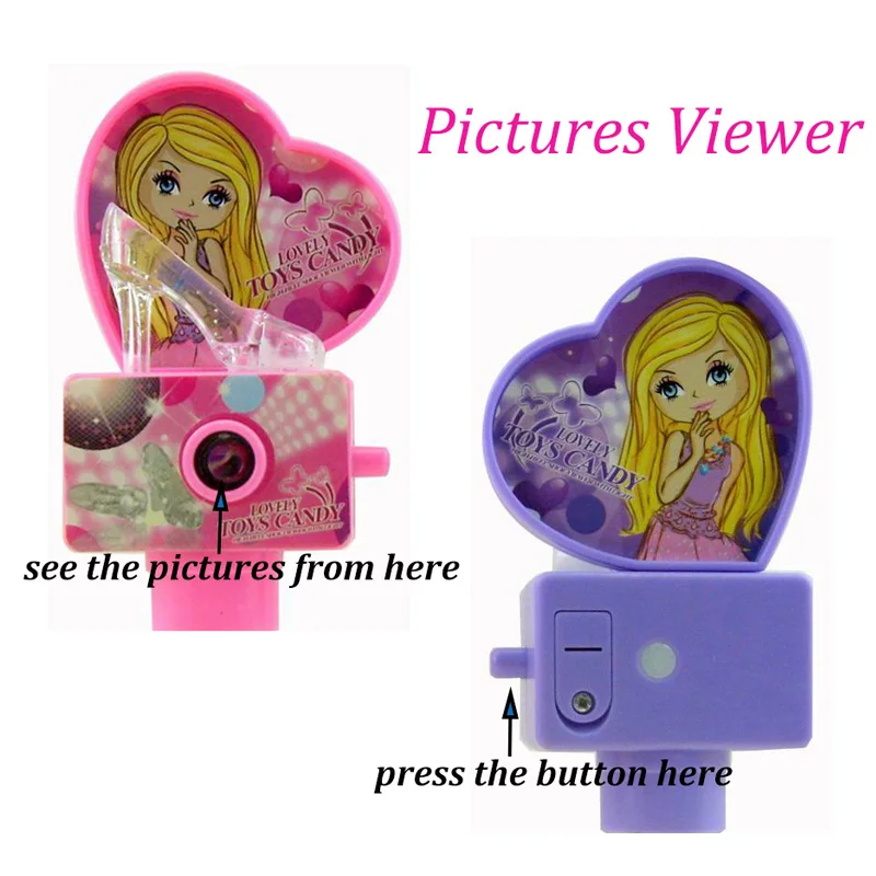 Princess Light Up Pictures Viewer Camera Toy Candy Kids Juguete ...