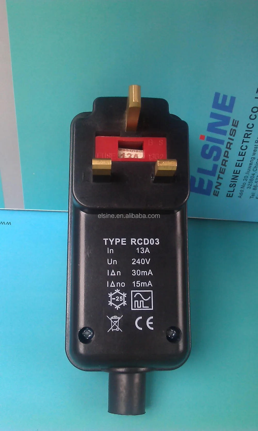 British Residual Current Device Protector/rcd Plug/prcd (rcd03bs) - Buy ...