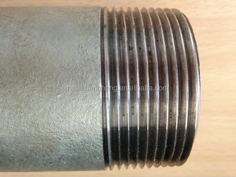 2 1/2 Inch Bsp Thread Hot Dipped Galvanized Pipe Coupling Nipples - Buy ...