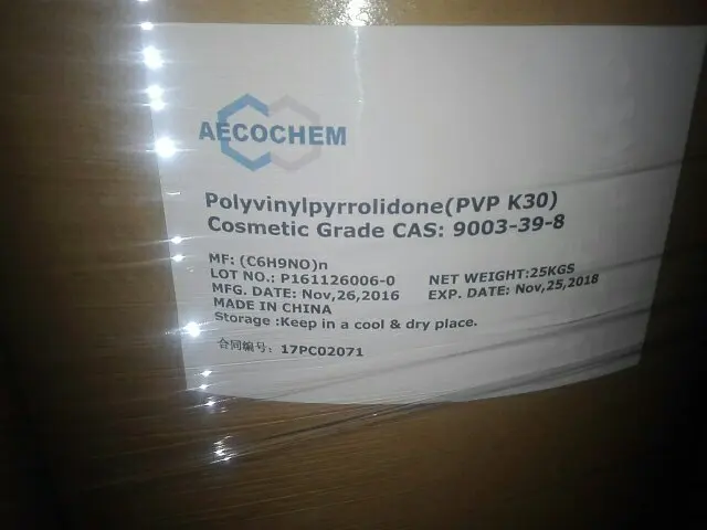 Supply High Quality Polyvinylpyrrolidone(pvp K30) - Buy ...