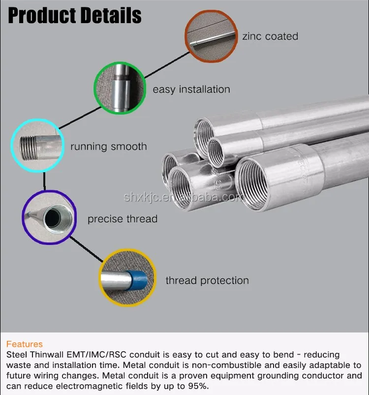 Galvanized Rgs Conduit Rigid Type - Buy Rgs Conduit,Galvanized Rgs ...