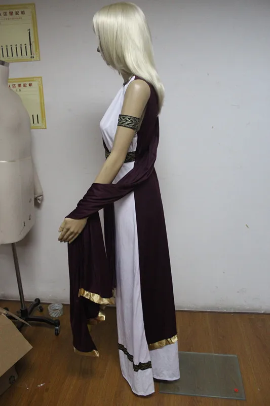 Pgwc0639 2xl Ladies Roman Empress Toga Robe Greek Goddess Fancy Dress ...