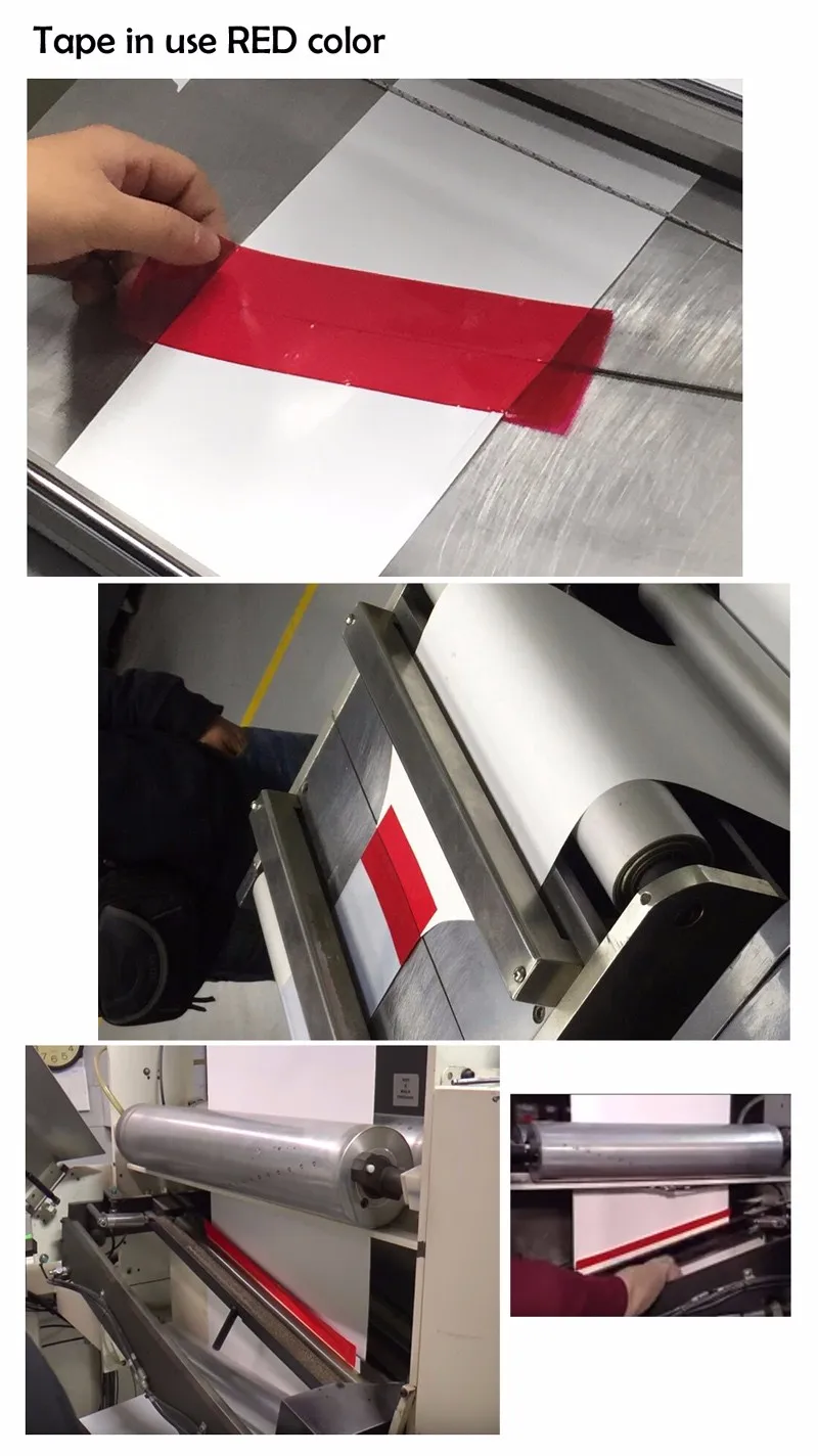 2018 New Arrival Comofaje 50m Special Splice Tape Red Pet Flying Label ...