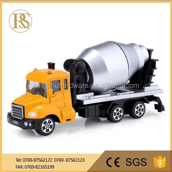 Wholesale Diecast Concrete Pump/ Concrete Mixer/cleaning Truck Model ...