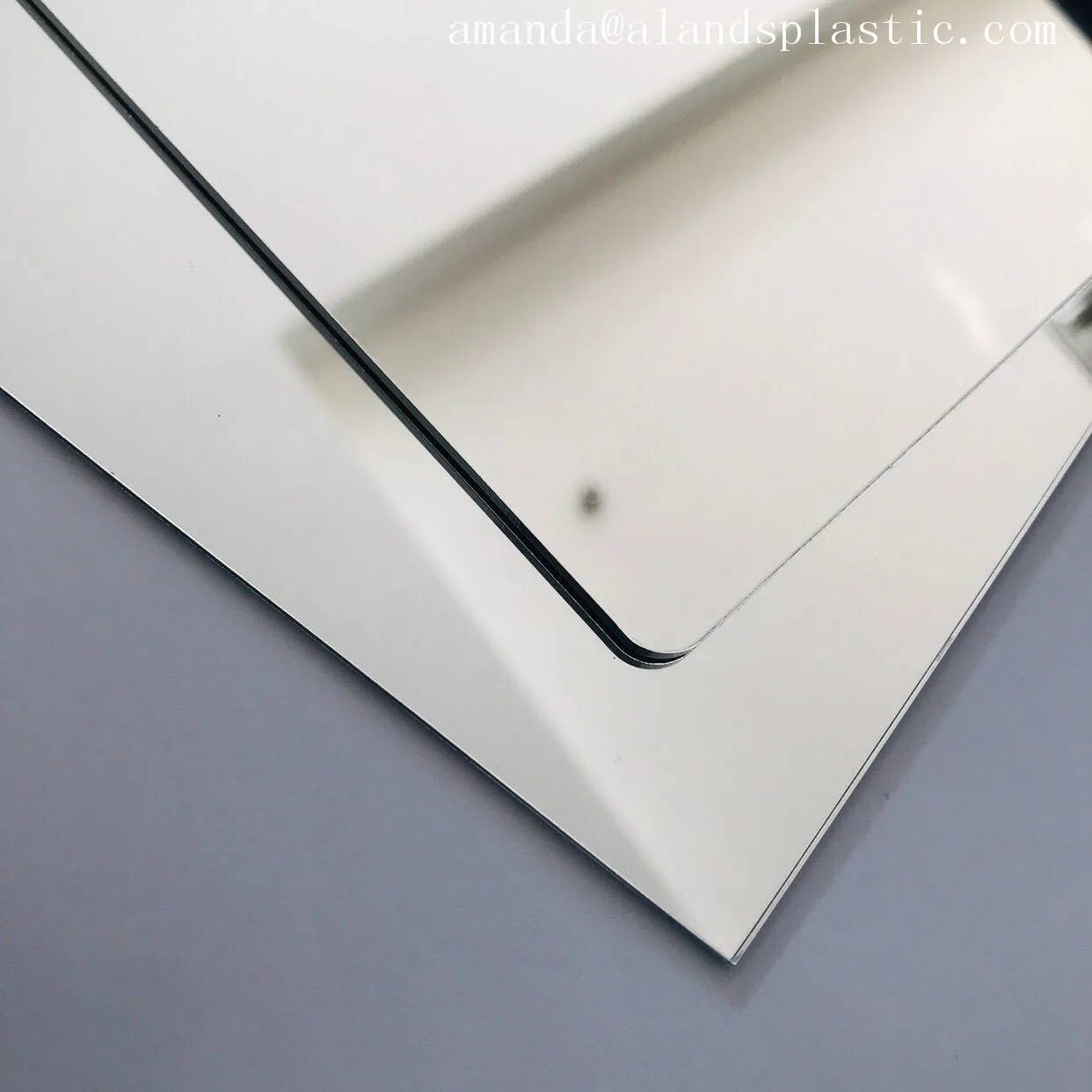 1mm Silver Flexible Mirror Acrylic Sheet | Self-Adhesive, 100% Virgin ...