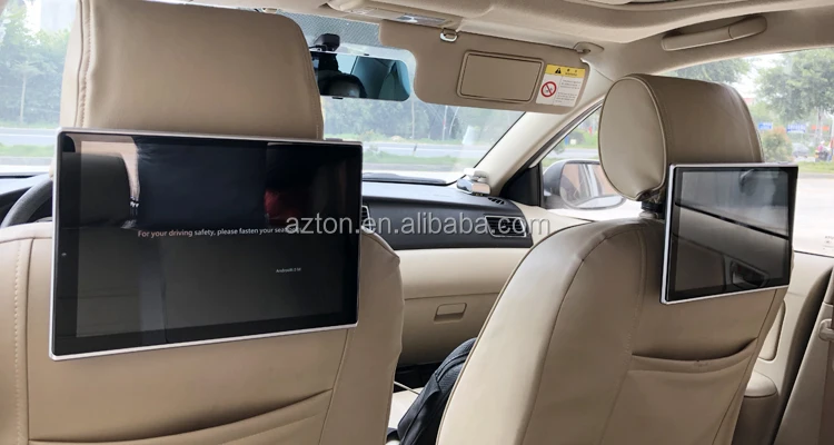 1920x1280 4K Car TV Rear Seats Video Screen Headrest Player