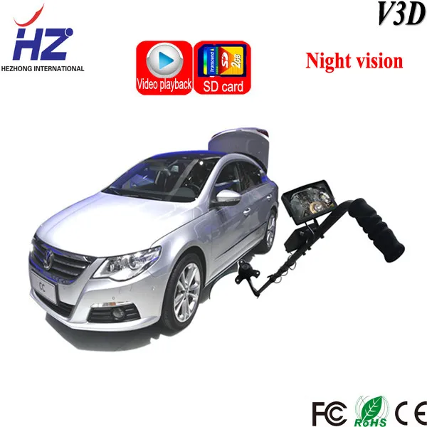 7" Dvr Monitor Infrared Camera Trucks Security Checking Under Vehicle ...