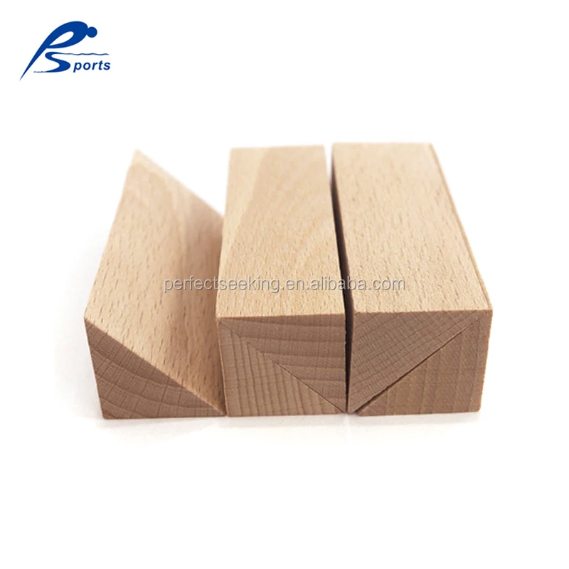 Funny Stacking Toy 3d Wooden Block Set/plain Wood Triangular Prism ...