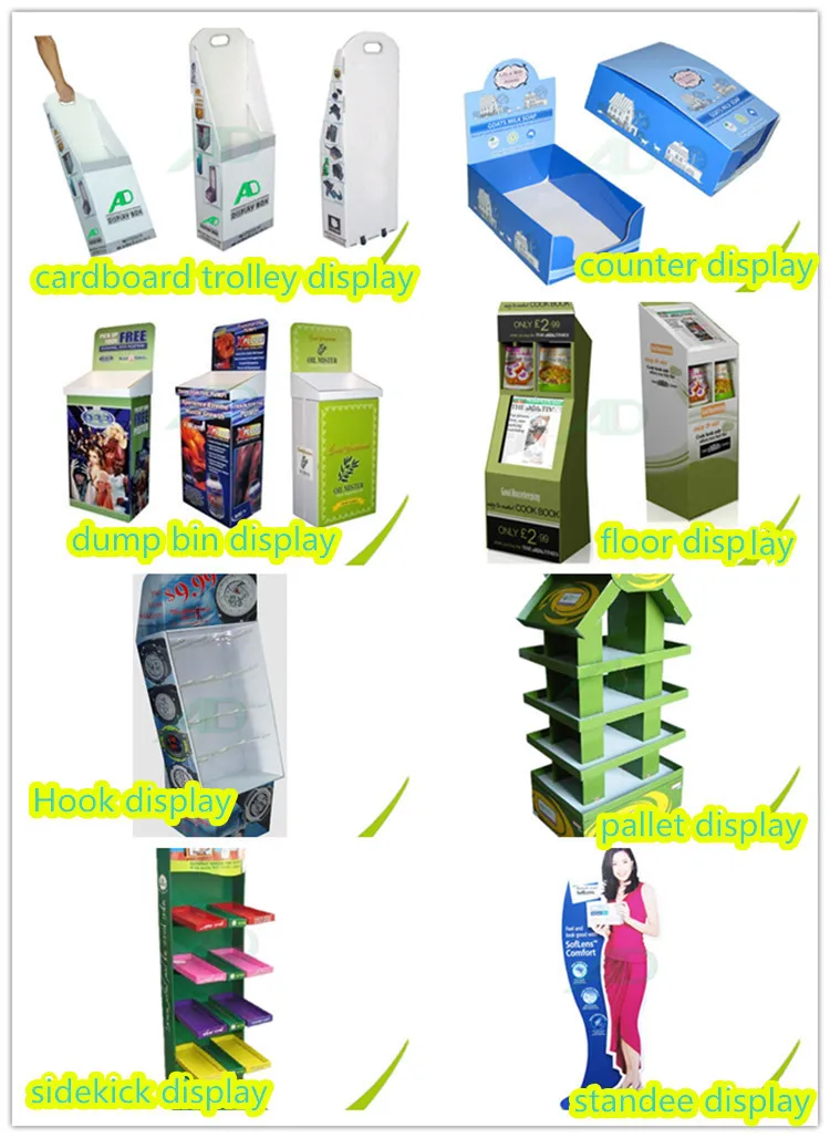 Supermarket Promotion Sanitary Towel Floor Cardboard Display Sanitary ...