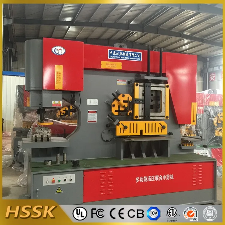 Hydraulic Ironworker Machine Combined Hydraulic Ironworker - Buy ...