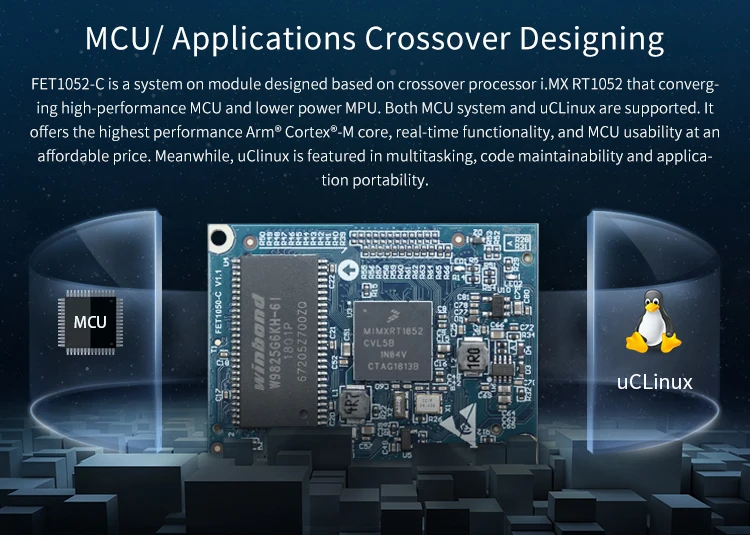 Imx Rt1050 Mcu Basierend Som Rt1052 System Auf Modul 16 Mt Qspi Norflash 32 Mt Sdram Billiger ...