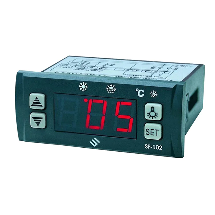 SF-102 Electronic Temperature Controller Digital Display Freezer ...