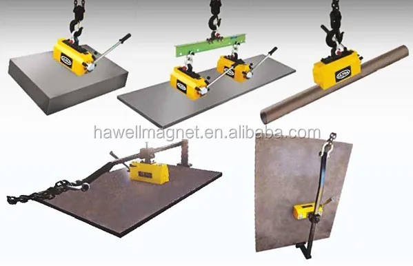 100kg -600kg Steel Lifting Manual Magnet Crane,Permanent Magnetic ...
