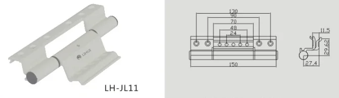 Aluminum Broken Bridge Hinge for Aluminum Window - Durable & Stylish