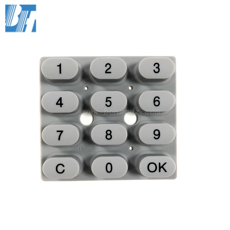 15 Years Keypad Manufacturer Free Sample Silicone Rubber Button Pad ...