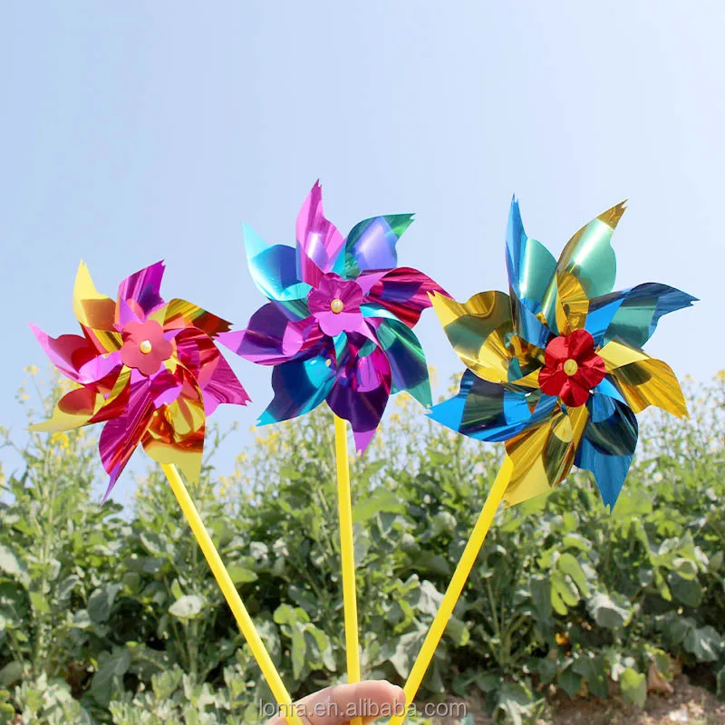 High Performance Children Portable Mini Plastic Toy Garden Windmill ...