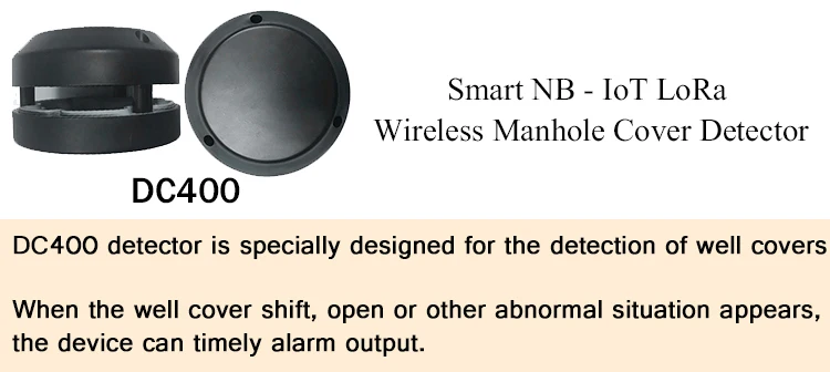 LoRaWAN manhole cover monitor Sewage Level nb-iot smart manhole sensor ...