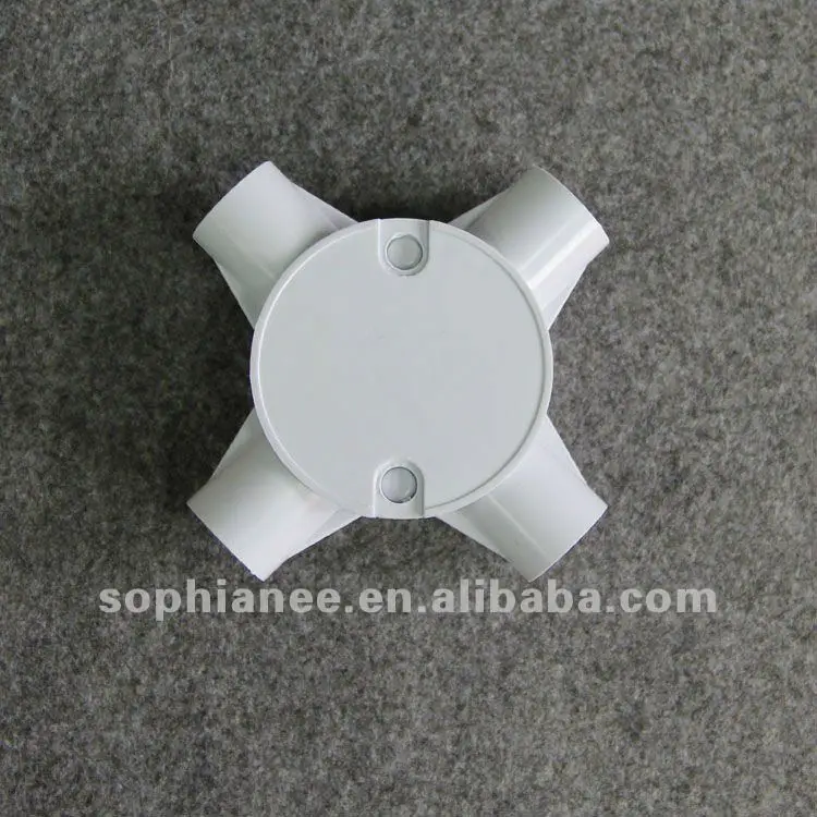 Pvc Circular Junction Box 4 Way - Buy Pvc Junction Box,4 Way Pipe ...