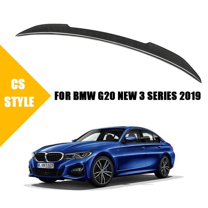 100% Real Carbon Fiber Cs Style G20 Car Rear Trunk Boot Lip Spoiler ...