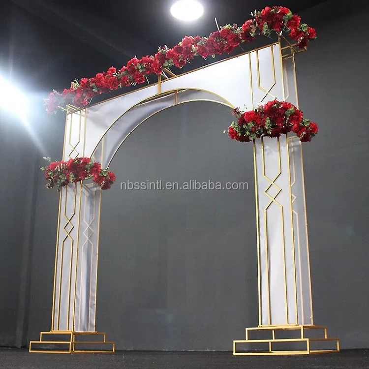 2018 Latest Wedding Deco of PVC Sticker Arch for Stage Background