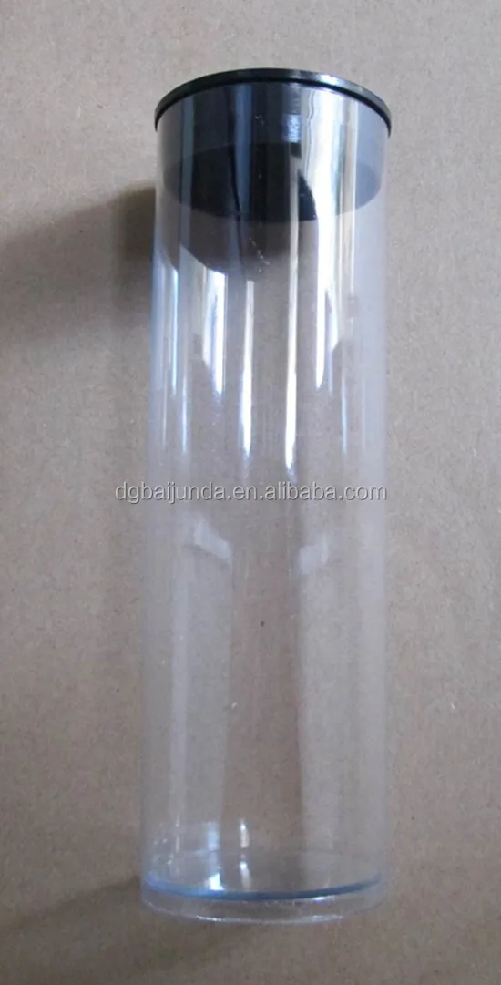 Recipiente Cilindro De Plástico Transparente Com Tampa Para Chocolates ...