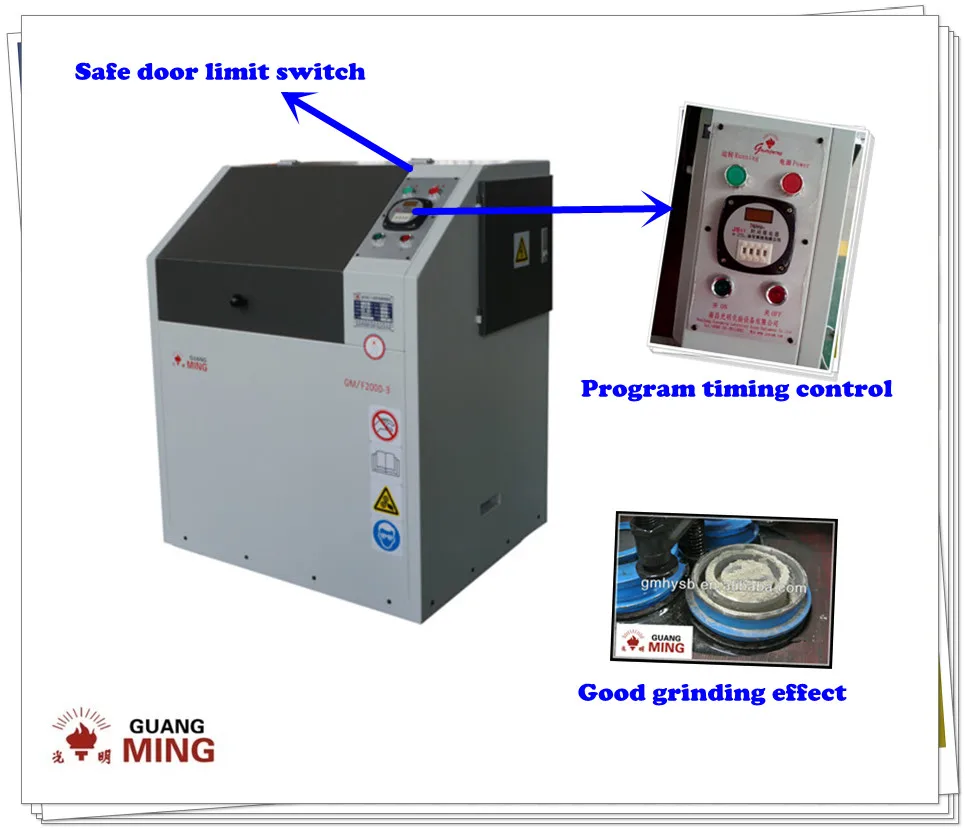 Tungsten Carbide Electric Pot Mill,500g Capacity Bowl Per Batch Grinder ...