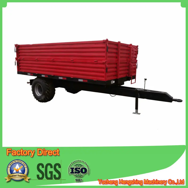 Agricultural Mini Farm Tipping Tractor Trailer - Buy Trailers For ...