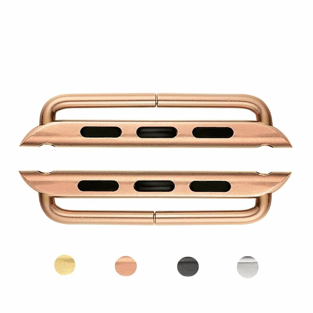 Clasp Buckle Strap Adapter Lugs Adapters Connector For Apple Watch ...