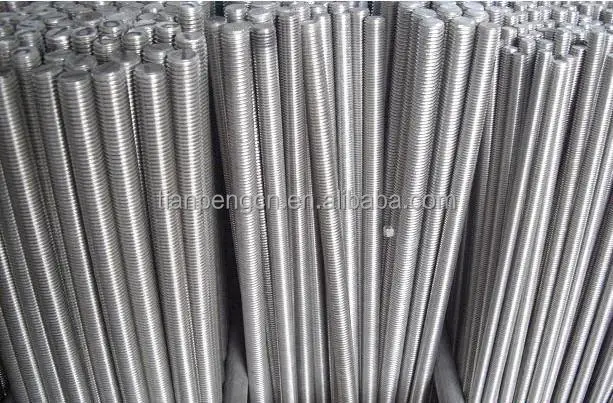 Steel Threaded Round Bar For Construction - Buy Thread Bar,Threaded ...