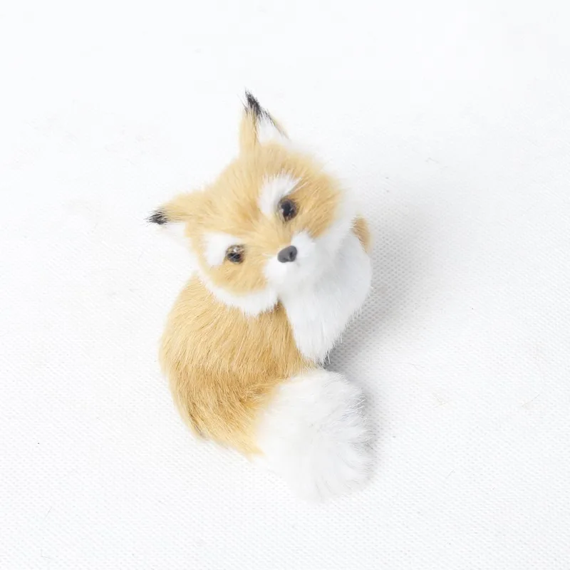 China Artificial Animal Factory Direct Sale Realistic Fox Toy Dolls ...