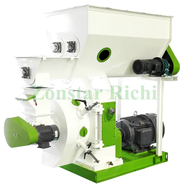 Wood Chips Wood Sawdust Wood Biomass Ce Approved Ring Die 1.5-2 T/h ...