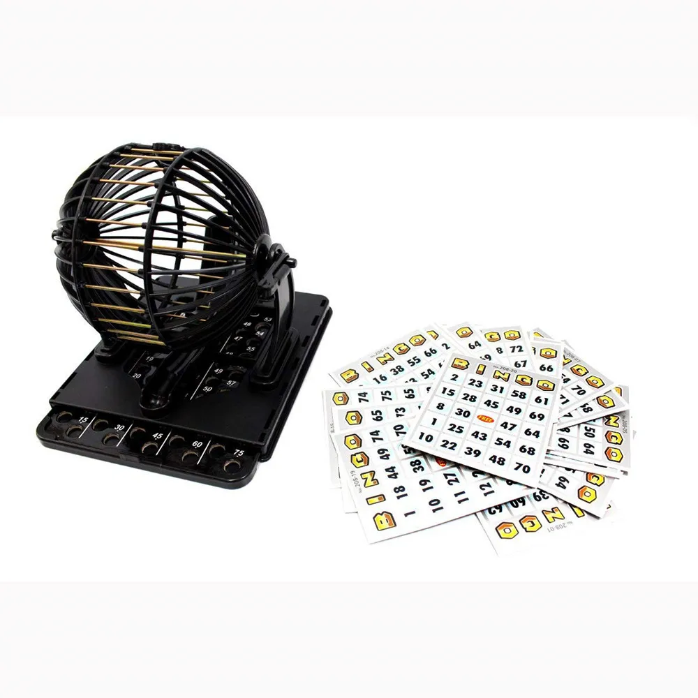 Lottery Machine Cage Game Set With Balls (classic) Metal Cage With Tray ...