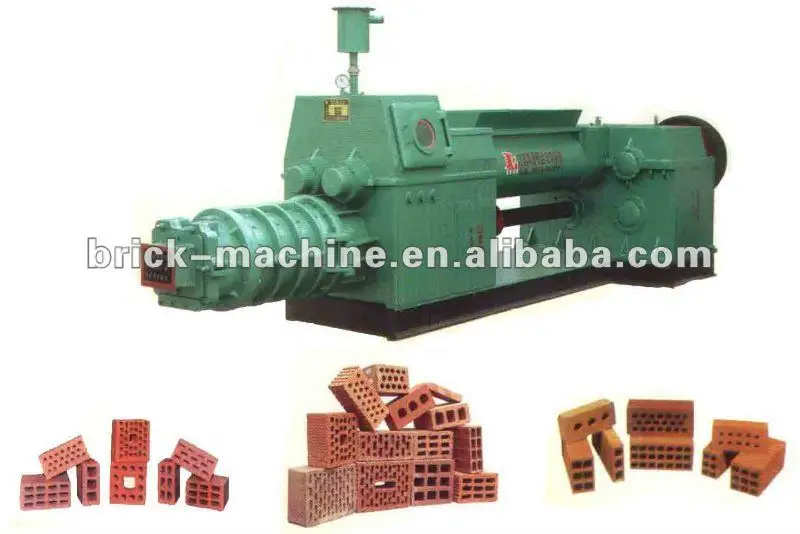 JKB50/45 Ecological Mud Brick Press Machine Vacuum Extruder