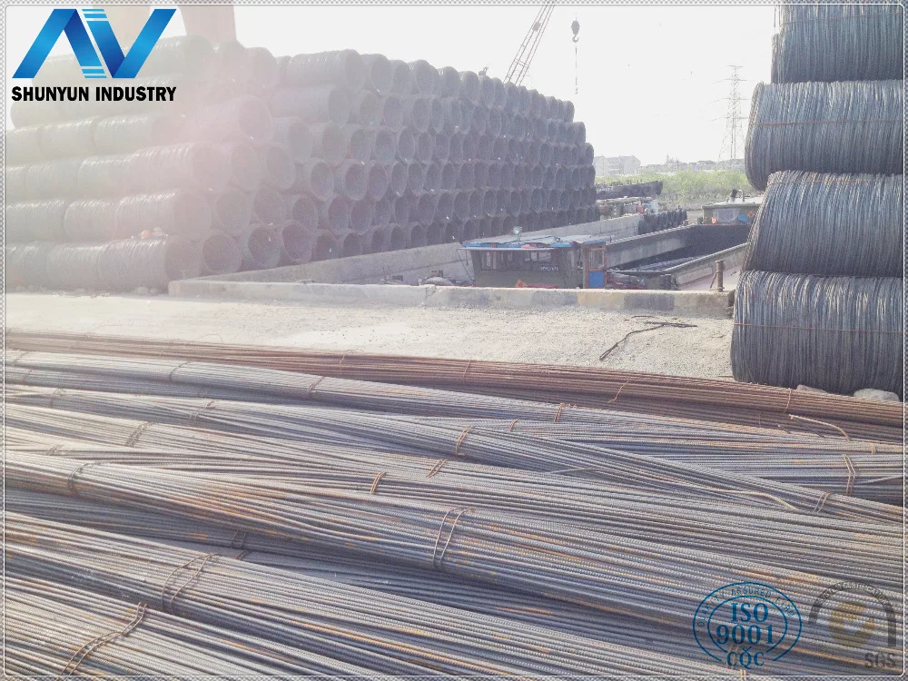 Astm A615 Grade 40/60 Concrete Reinforcing Steel Bar Hot Rolled Ribbed ...