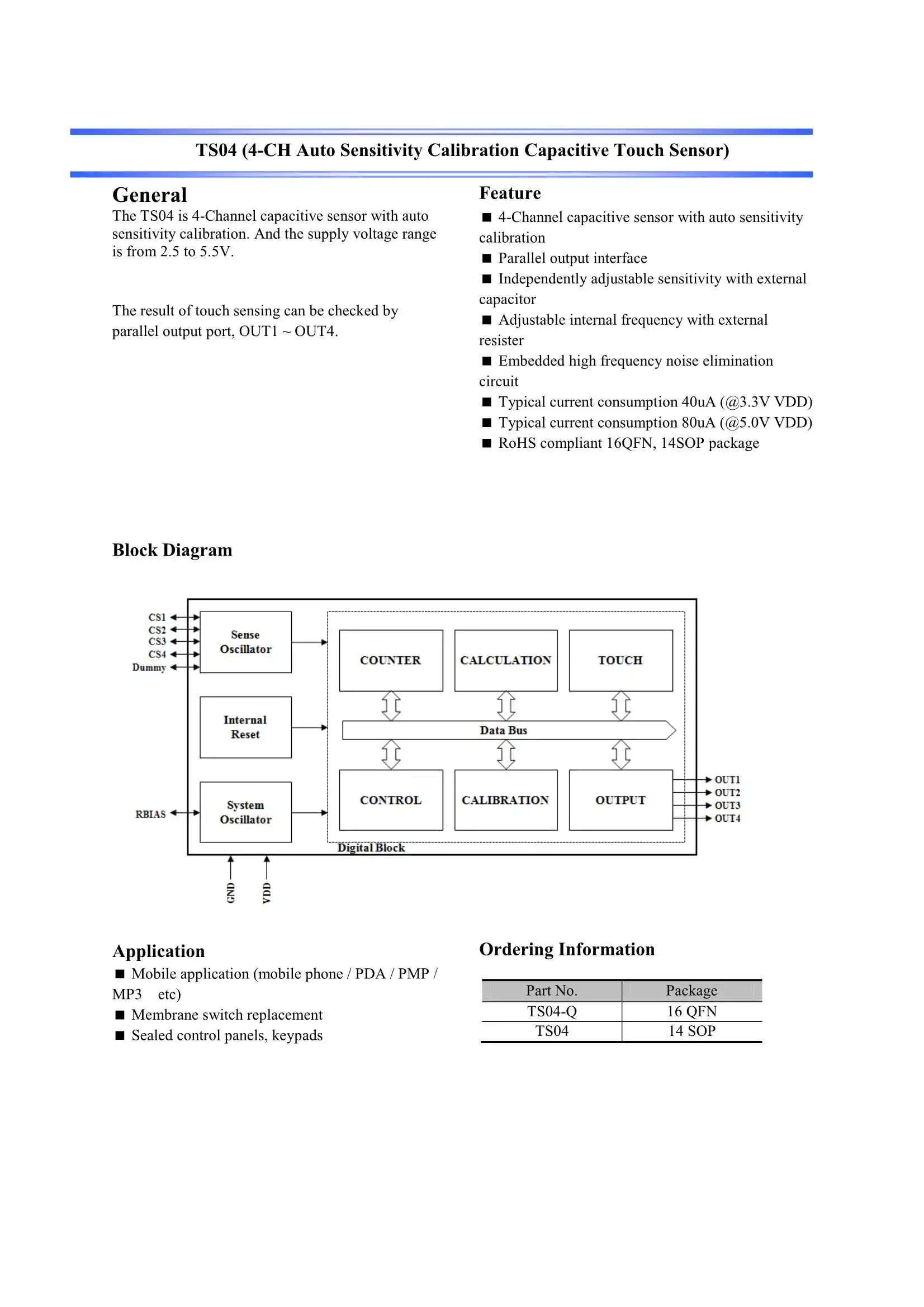 ทรานซิสเตอร์โมสเฟทไดโอดแบบทัชได้สำหรับ TS04 SOP-14 TS04ชิป IC แบบสัมผัสความจุสูง SOP SMD DIP TO ...