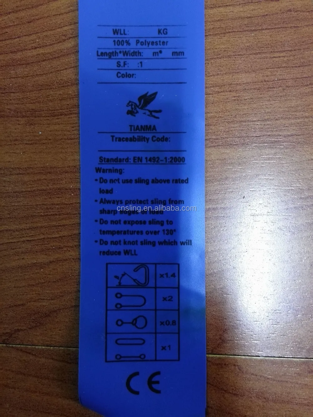 PVC LABEL for Webbing Sling - Durable & Versatile Solutions