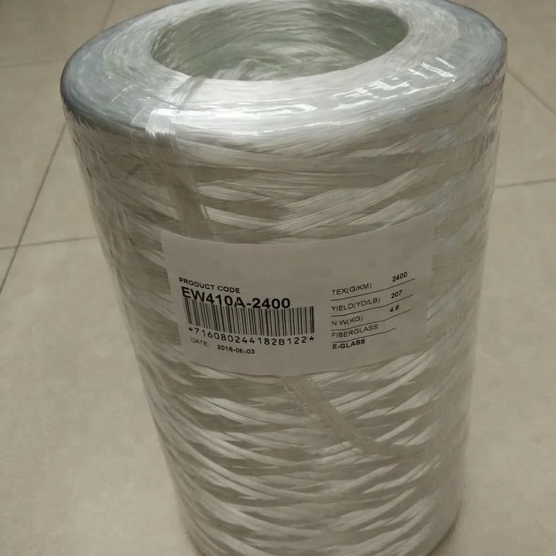 Filament E Fiberglass Roving Yarn For Weaving Alkali Resistant High ...