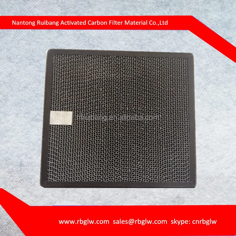 Corrugated Carbon Paper Filter For Air Cleaning - Buy Activated Carbon ...