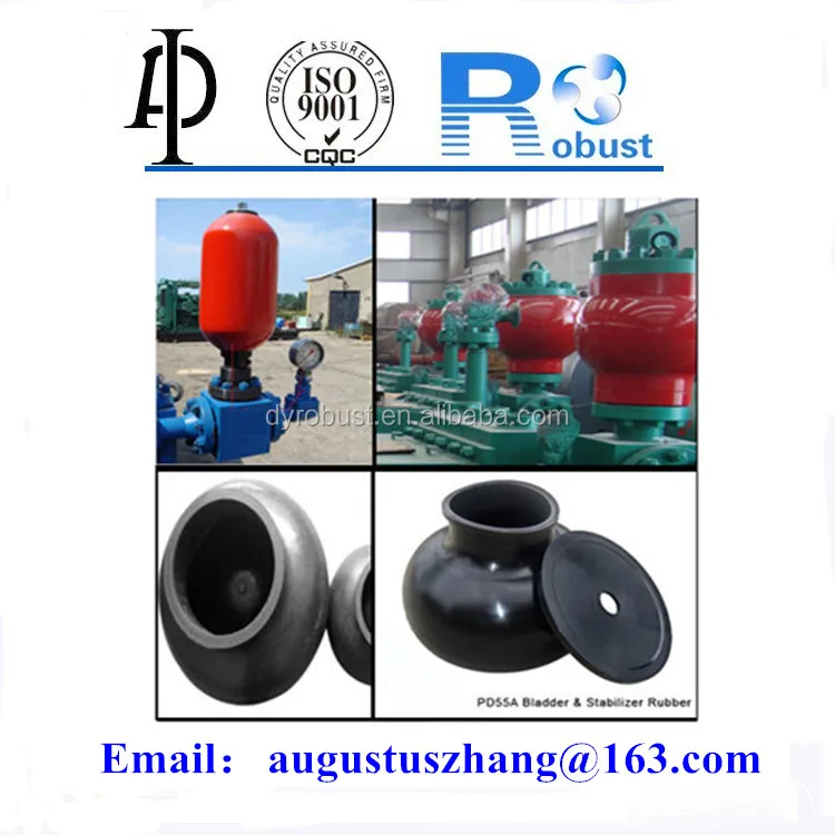 K20-7500 Mud Pump Pulsation Dampener Bladder Assembly