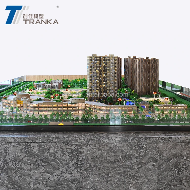 Miniature Diorama Miniature Building Model,Residential Model - Buy ...