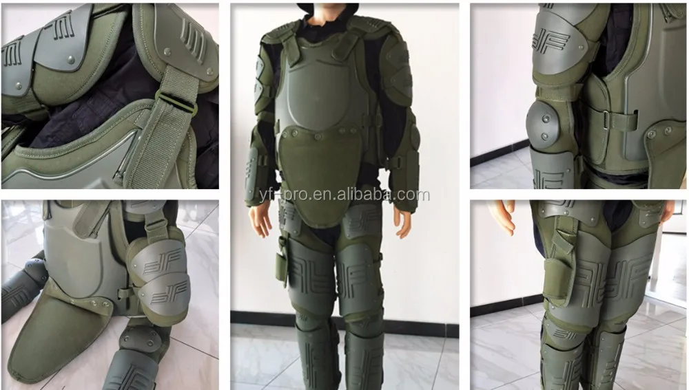 Fireproof Full Protection Body Armor Anti Riot Kit - Buy Anti Riot Kit ...
