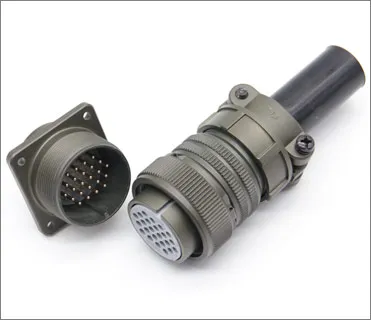 Mil-c-5015 Series 24pin Threaded Connectors,Ms3108a24-28s/ms3106a24-28s ...