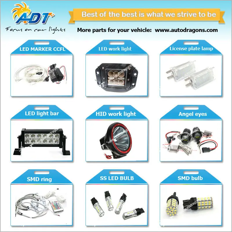 Autodragons Led Bulb Lights For Auto 12 Volt H15 12v 55w Halogen Bulb ...