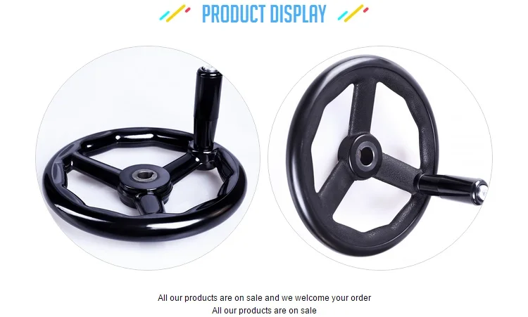 High Quality Disc Three Spoke Bakelite Handwheel for Machinery