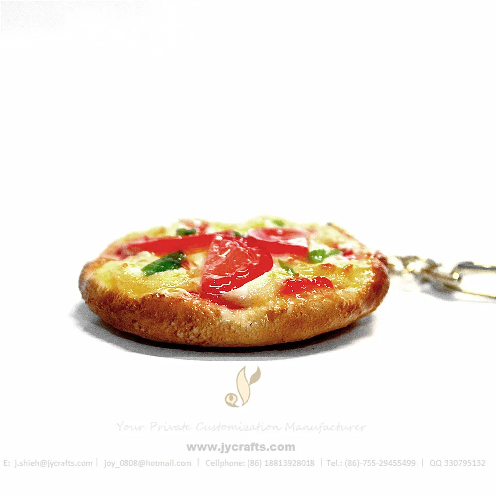 Chic Ornaments Fake Food Jewelry Artificial Pizza Dangler - Buy ...