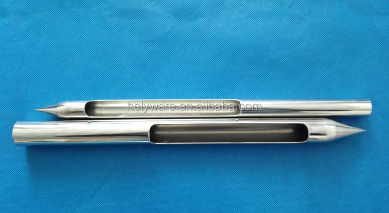 0.5m to 2m Stainless Steel straight powder sampler sampling spear probe ...