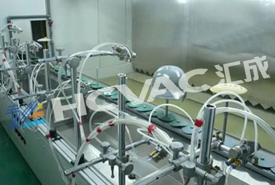 Pvd Sputtering Vacuum Metalizing Pecvd Coating Machine For Plastic ...