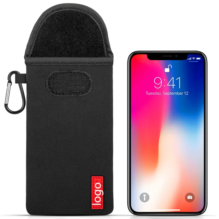Wholesale Cell Phone Case - Neoprene Pouch with Carabiner