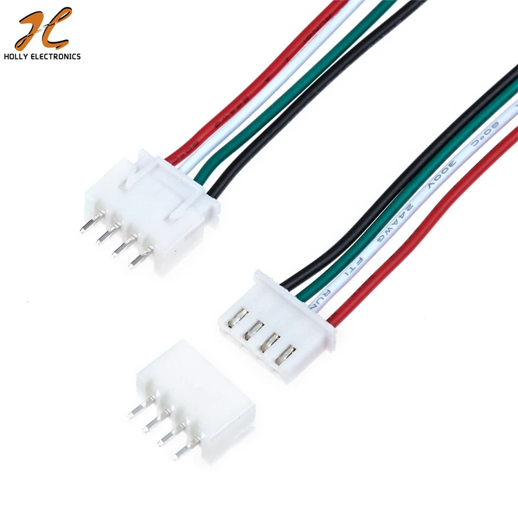 Jst Xh 2.54mm 2p 4p 6p 8p Connector Plug With 24awg 26awg U L1007 Wires ...